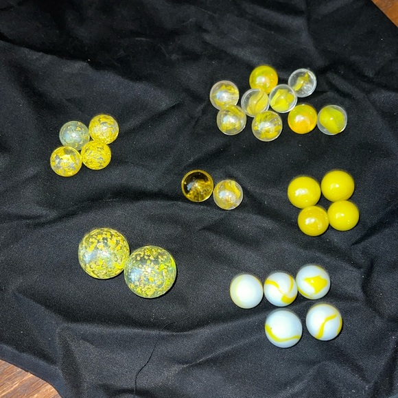 Toys | Super Cool Vintage Shades Of Yellow Marble Collection With 2 ...